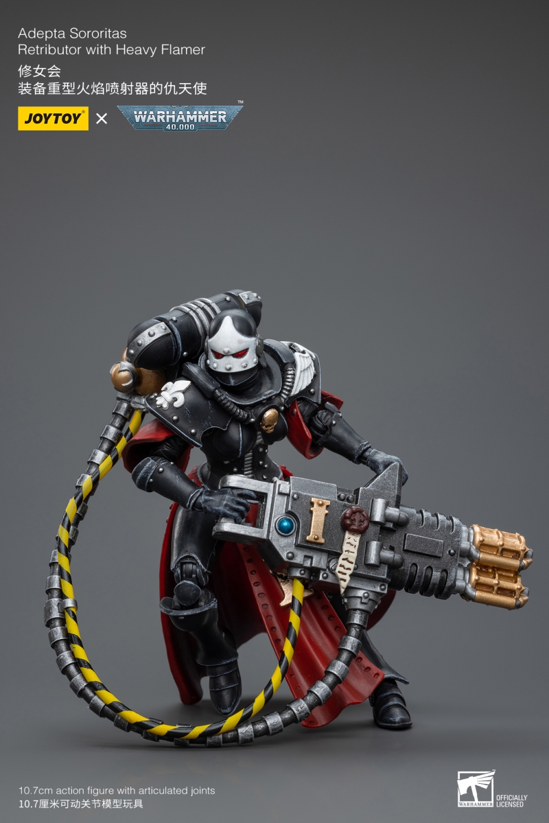 JOYTOY Warhammer 40K Adepta Sororitas Retributor with Heavy Flamer ...