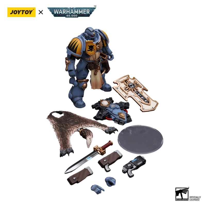 JOYTOY Warhammer 40K Primaris Space Marines Space Wolves Bladeguard ...