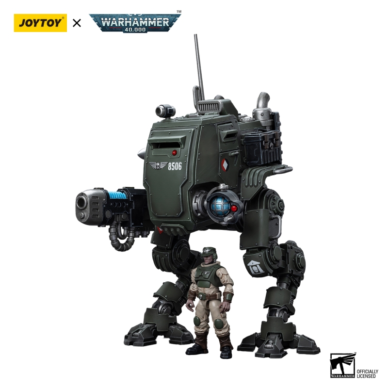 JOYTOY Warhammer 40K Astra Militarum Cadian Armoured Sentinel action figure
