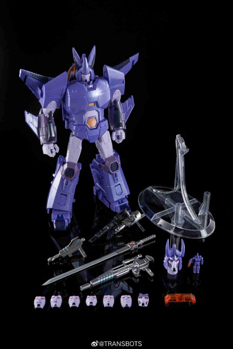 Transformer X-Transbots MX-3+ Eligos Cyclonus & Truncheon Metallic Version