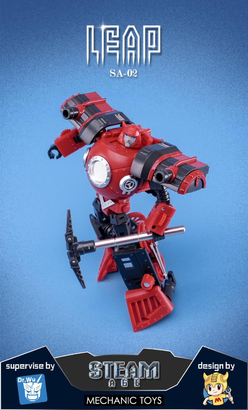 Transformer Mech Fans Toys MFT SA-02 Steam Age Leap Cliffjumper
