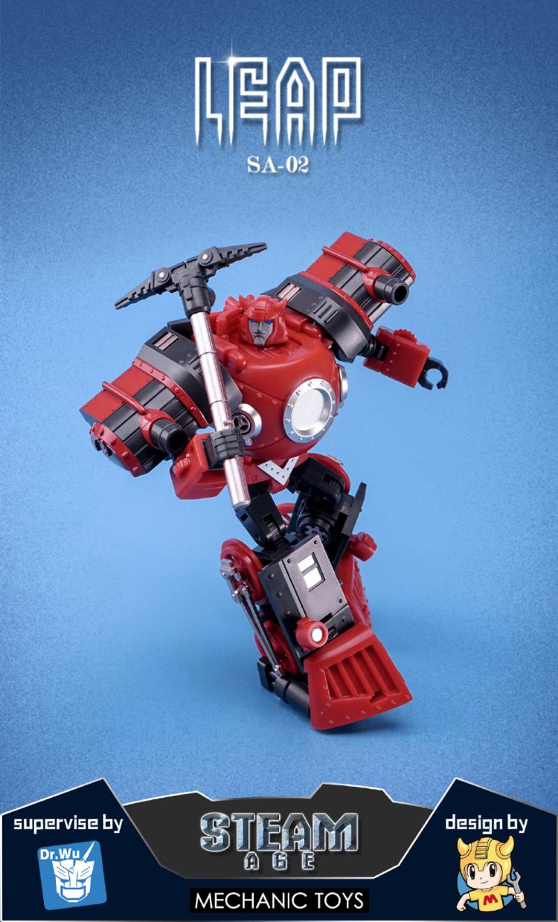 Transformer Mech Fans Toys MFT SA-02 Steam Age Leap Cliffjumper