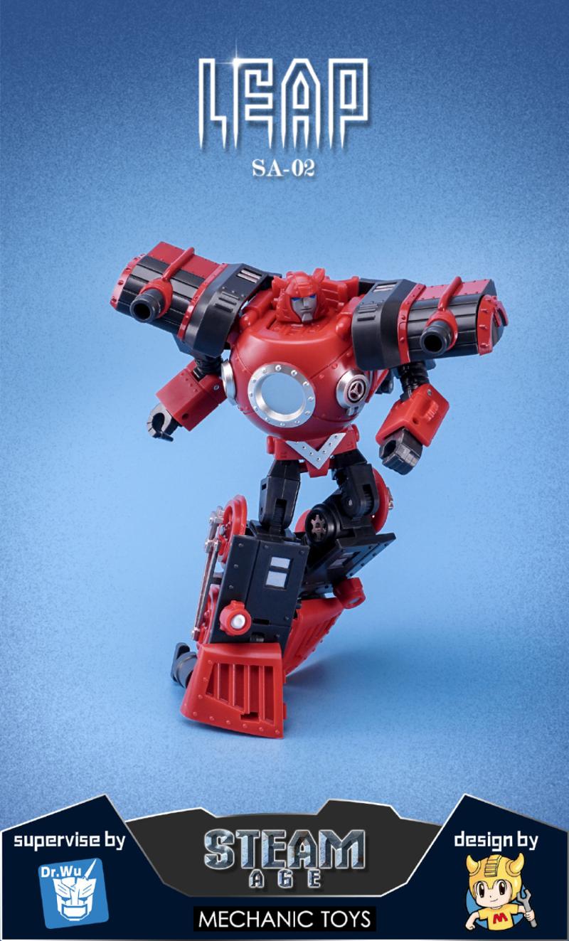 Transformer Mech Fans Toys MFT SA-02 Steam Age Leap Cliffjumper