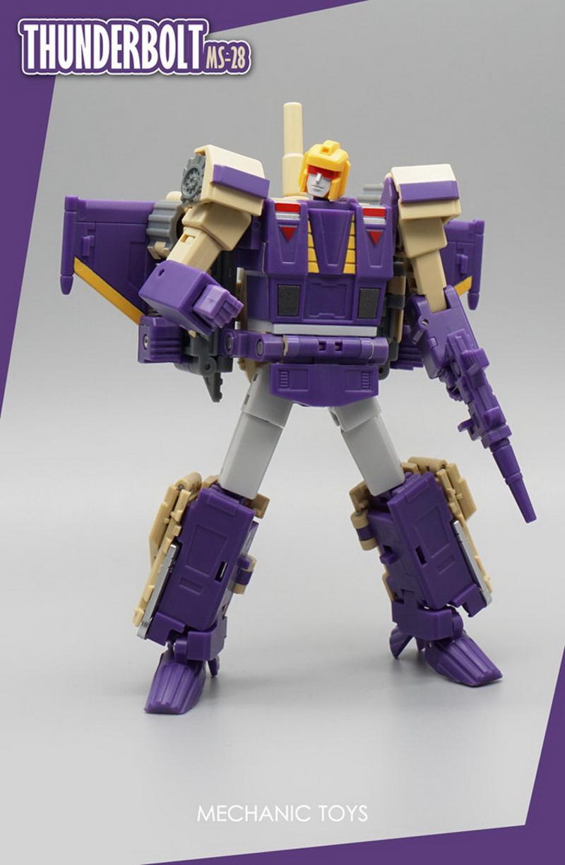 Transformer Mech Fans Toys MFT MS-28 Thunderbolt Blitzwing Reissue