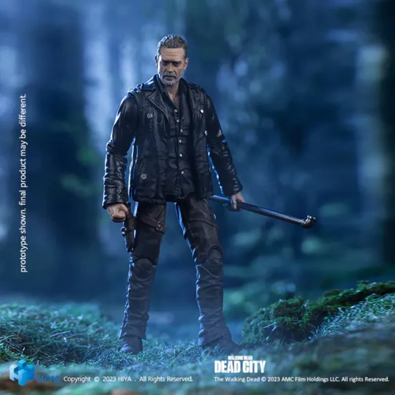 HIYA Exquisite Mini Series The Walking Dead Dead City Negan Action Figure