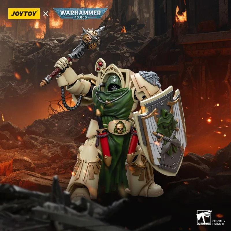 [In stock] JOYTOY Warhammer 40K Dark Angels Deathwing Knight with Mace ...