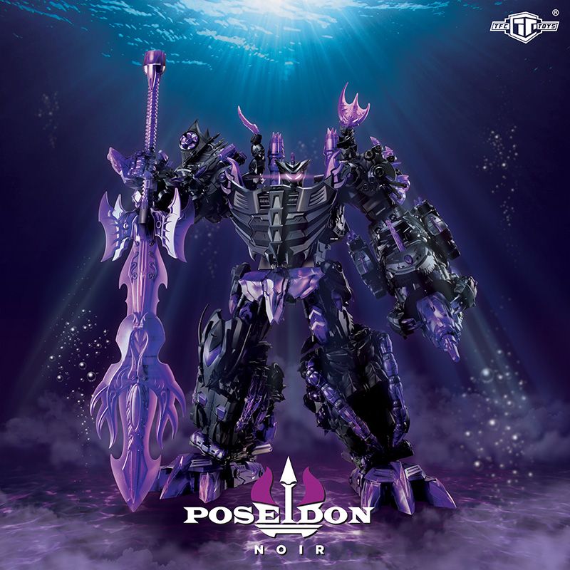 Transformers TFC Toys Poseidon Nior Piranacon 6 in 1 Set Dark Purple Ver.