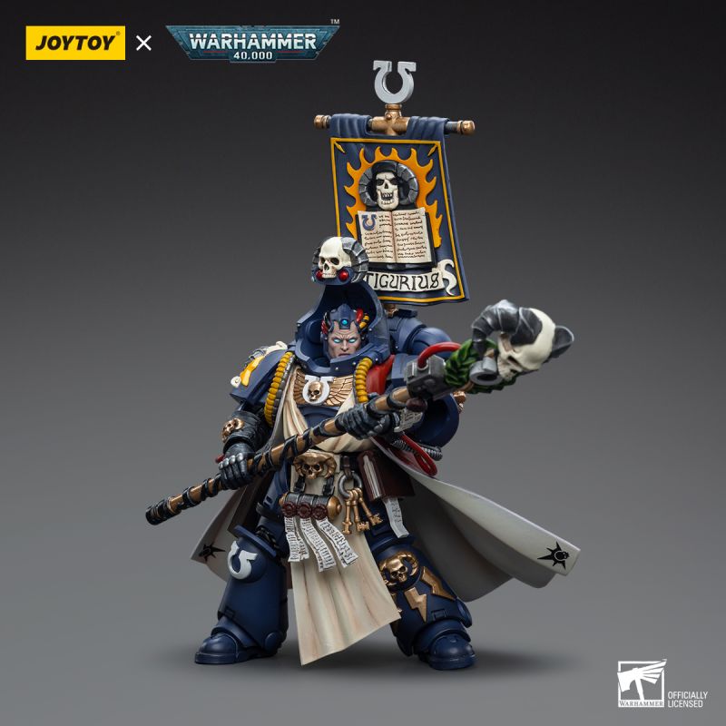 JOYTOY Warhammer 40K Ultramarines Chief Librarian Tigurius Action Figure