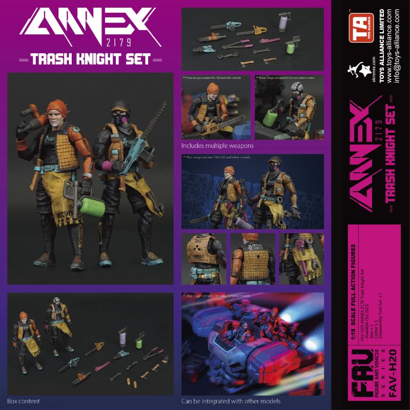 Acid Rain FAV-H20 Trash Knight Set action figure