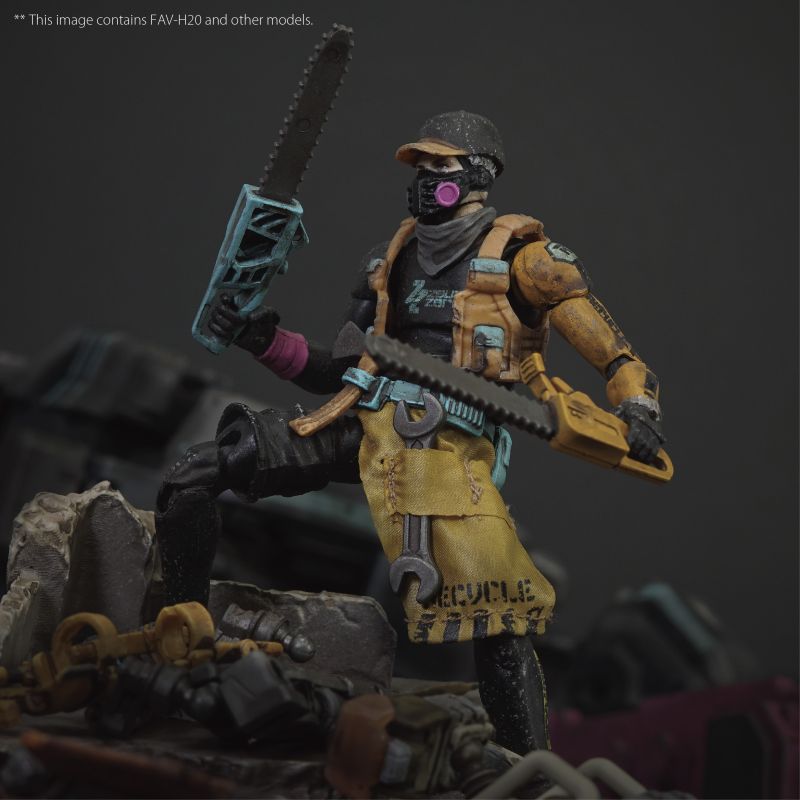 Acid Rain FAV-H20 Trash Knight Set action figure