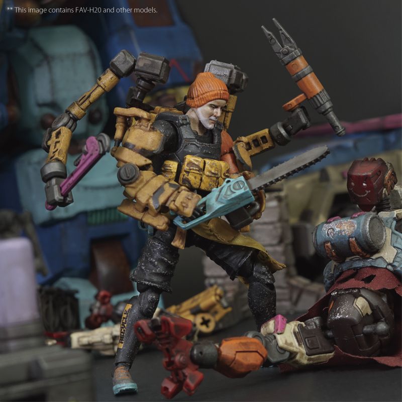 Acid Rain FAV-H20 Trash Knight Set action figure