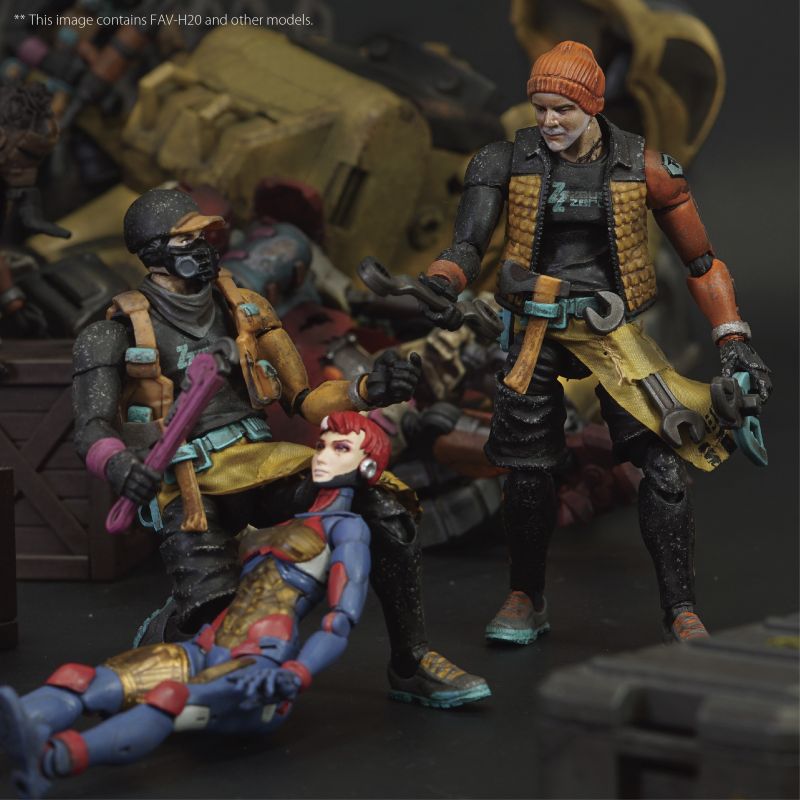 Acid Rain FAV-H20 Trash Knight Set action figure