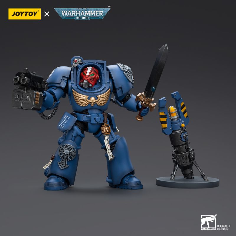 JOYTOY Warhammer 40k Ultramarines Terminator Squad Sergeant with Power ...