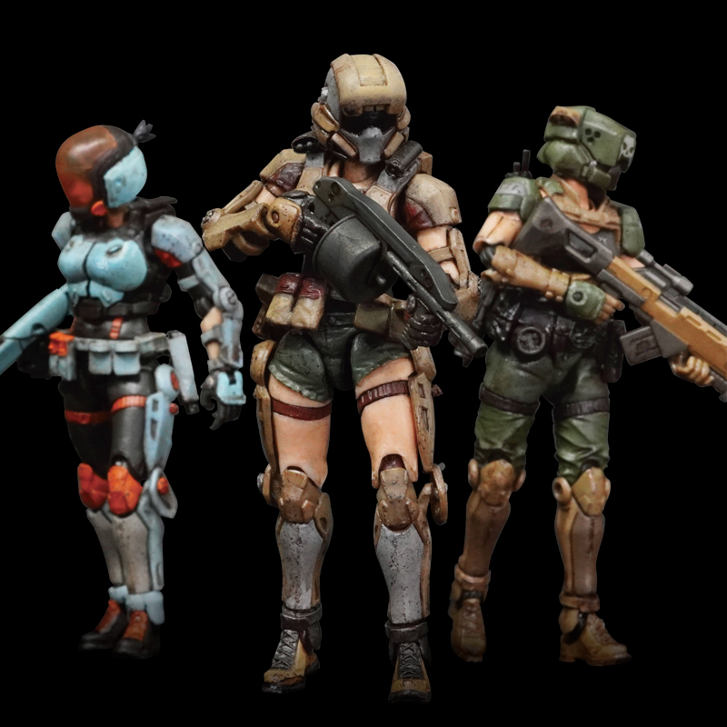 Acid Rain FAV-A50 Viper AEGIS Rusher action figure