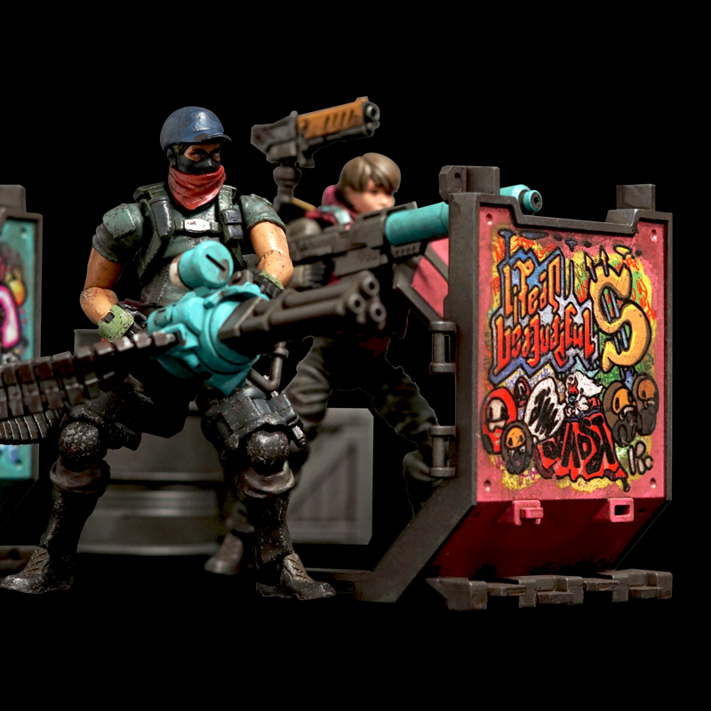 Acid Rain FAV-AP04 Viva la Loca – Halogen Fire Weapons Pack action figure