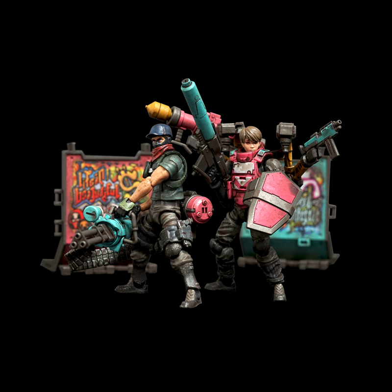 Acid Rain FAV-AP04 Viva la Loca – Halogen Fire Weapons Pack action figure