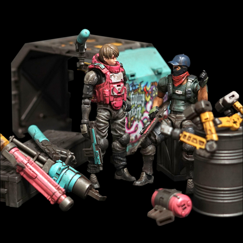 Acid Rain FAV-AP04 Viva la Loca – Halogen Fire Weapons Pack action figure