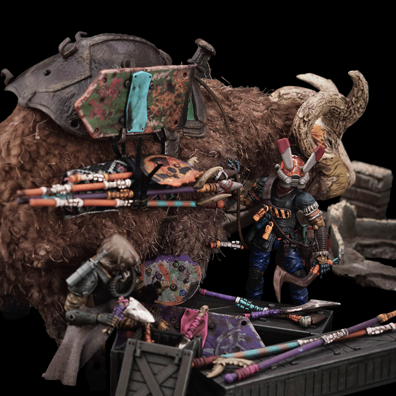 Acid Rain FAV-AP17 Soil Ghost Hidden Sands Weapon Set B action figure