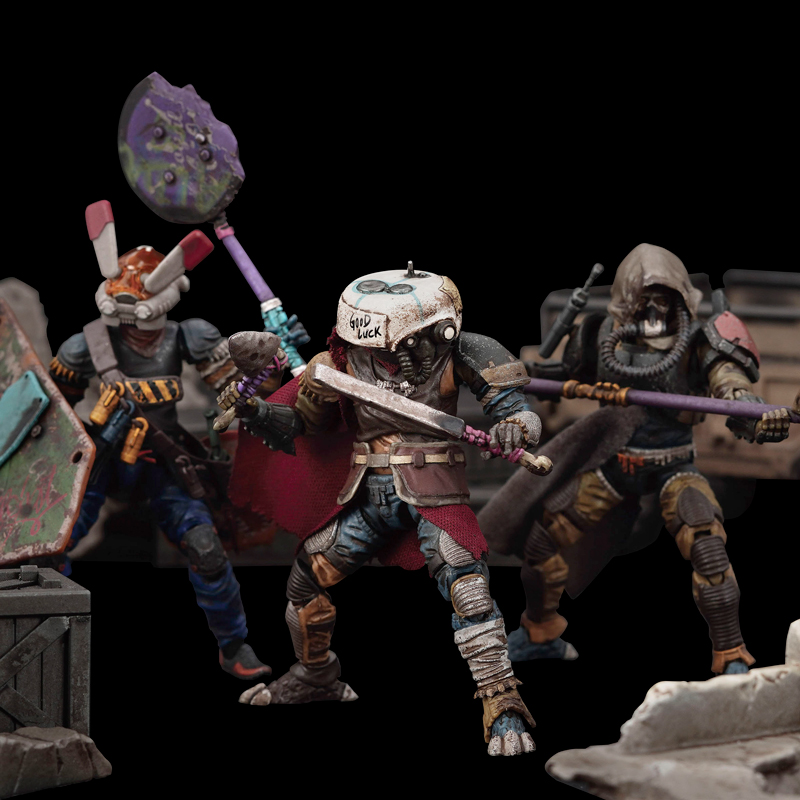 Acid Rain FAV-AP17 Soil Ghost Hidden Sands Weapon Set B action figure