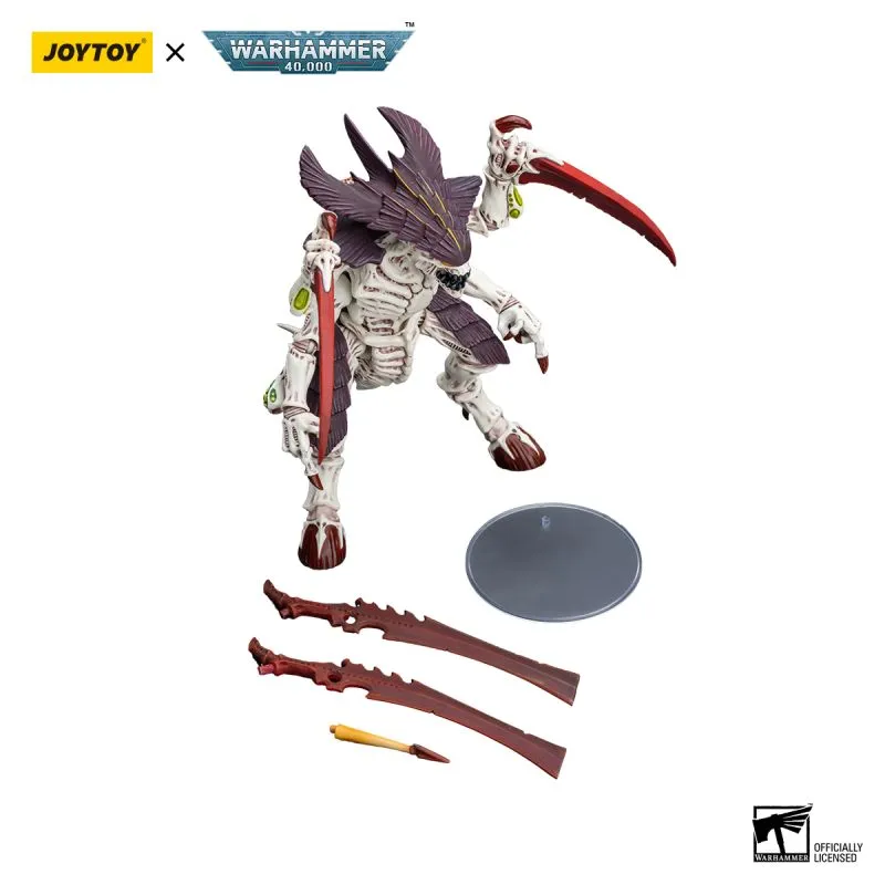 JOYTOY Warhammer 40k Tyranids Hive Fleet Leviathan Tyranid Warrior with Boneswords action figure