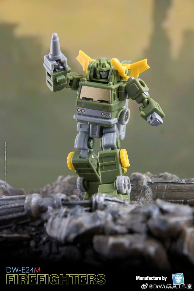 Transformers Dr.Wu DW-E30 Iron Jack Wheeljack & DW-E24M FireFighters ...