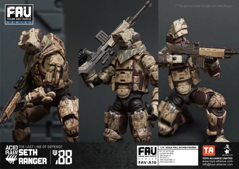 Acid Rain FAV-A10 Seth Ranger action figure