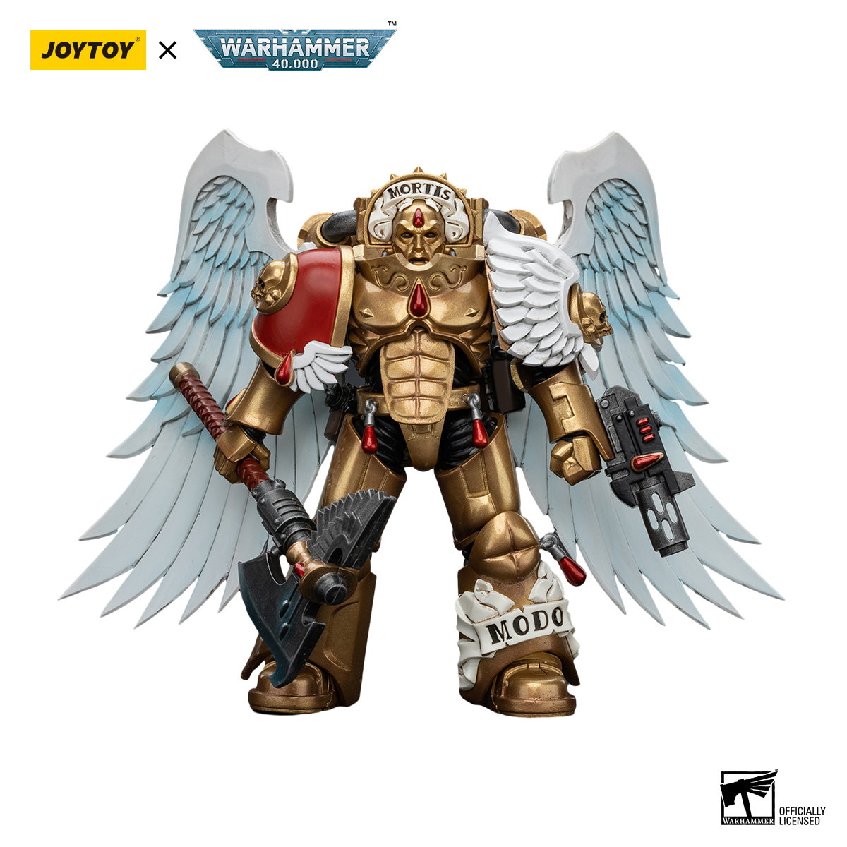 JOYTOY Warhammer 40k Blood Angels Sanguinary Guard with Encarmine Axe ...