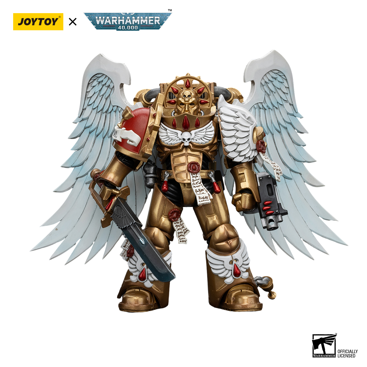 JOYTOY Warhammer 40k Blood Angels Sanguinary Guard with Encarmine Sword ...
