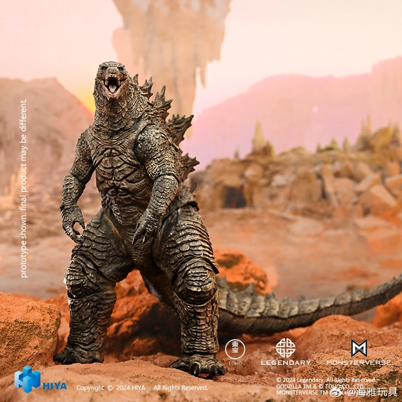 HIYA Toys Godzilla 2024 Re-evolved Action Figure Godzilla x Kong The ...