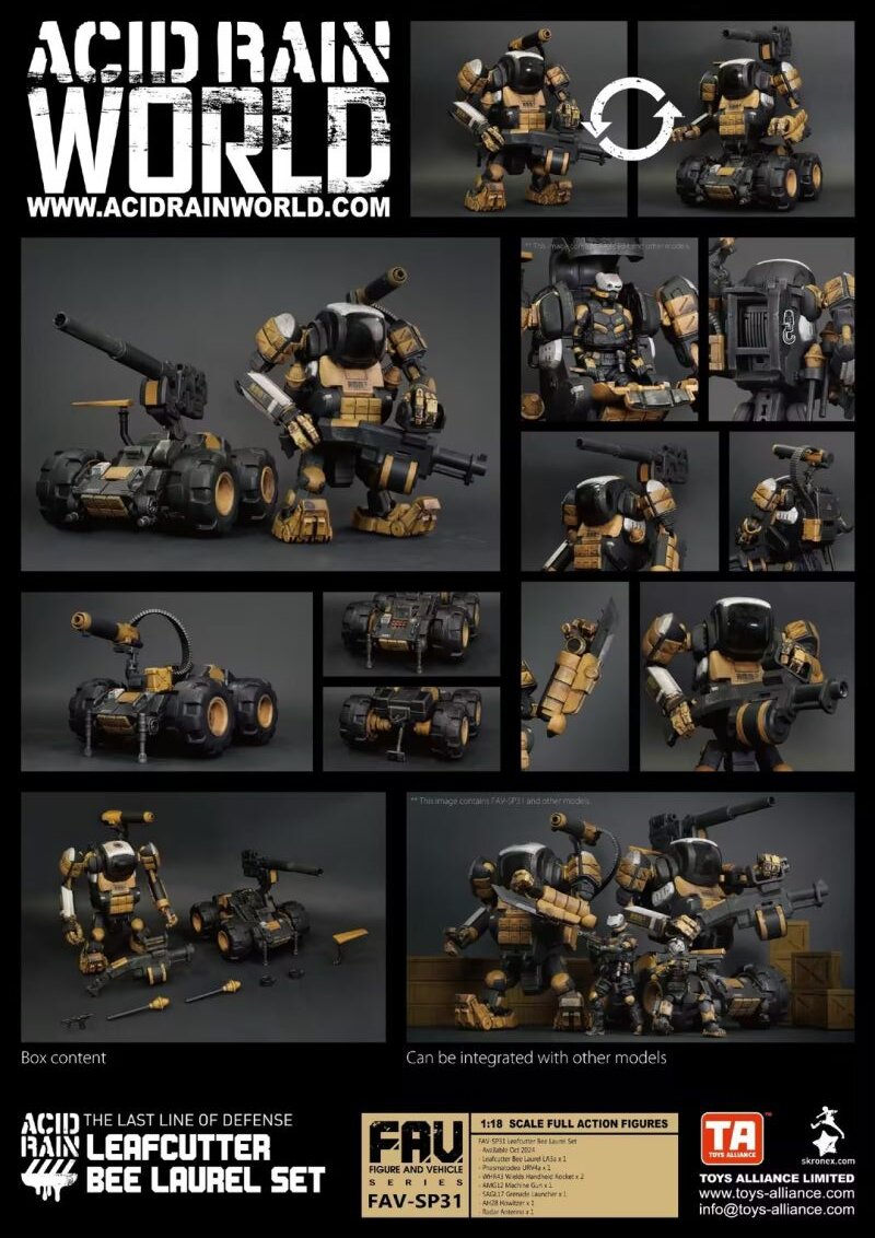 Acid Rain FAV-SP31 Leafcutter Bee Laurel Set action figure