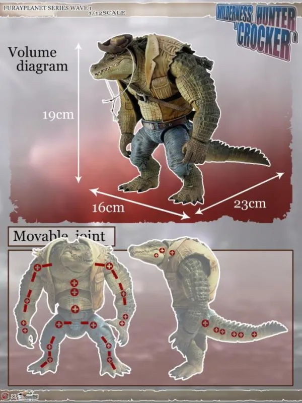 Maestro Union MU-001 FuRay Planet Wilderness Hunter Crocker Action Figure