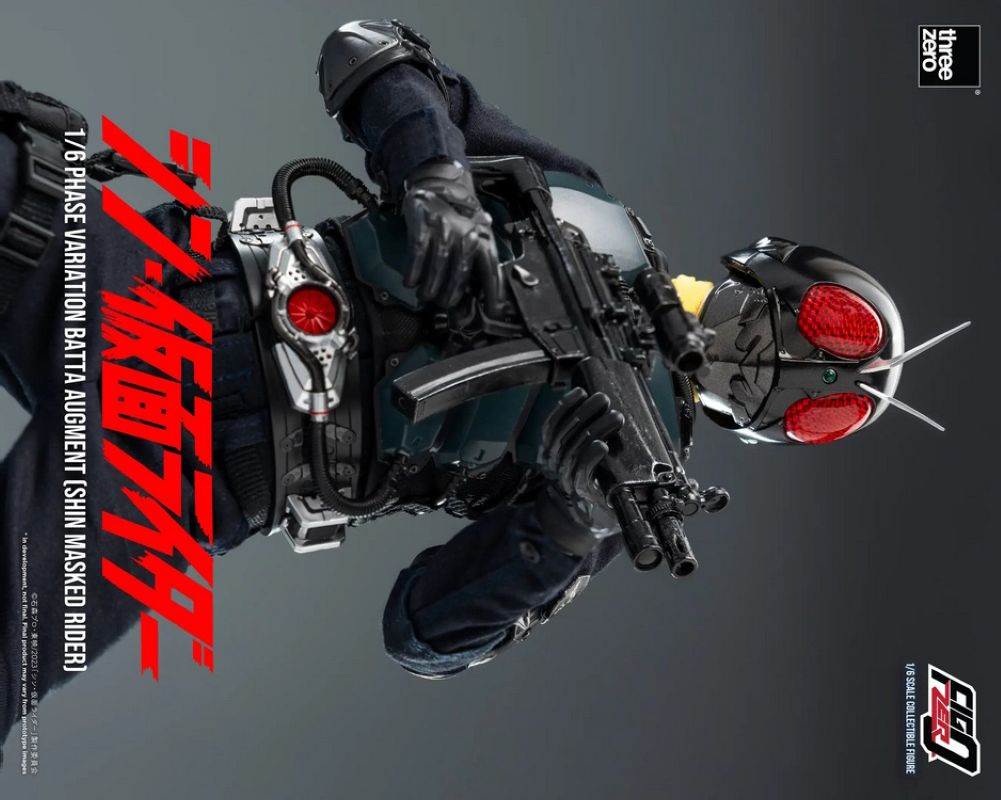Threezero 3Z06770W0 FigZero SHIN MASKED RIDER Phase Variation Batta Augment