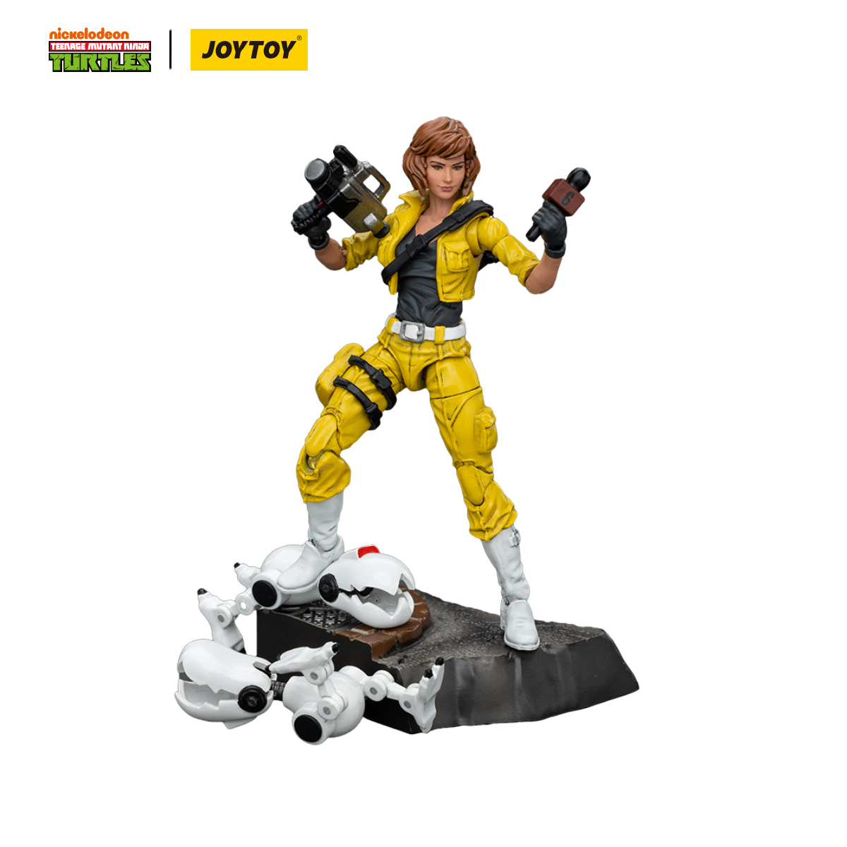 JOYTOY TMNT April O'Neil Action Figure - 1/18 Scale