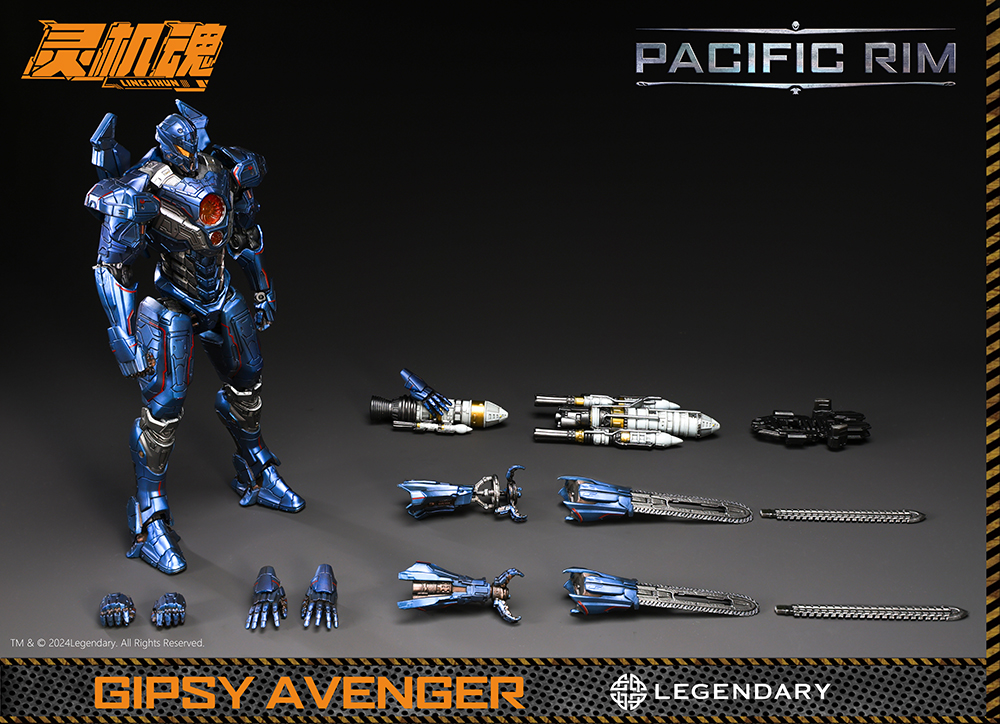 LINGJIHUN Pacific Rim Gipsy Avenger Action Figure