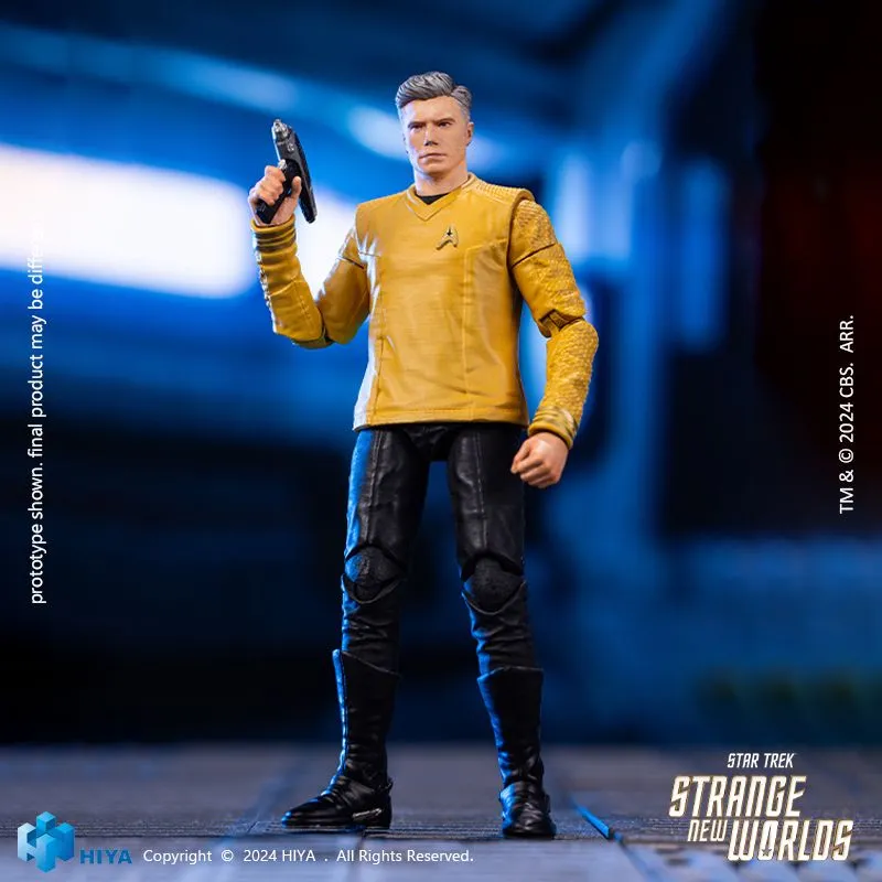 HIYA Exquisite Mini Series Star Trek Strange New Worlds Pike Action Figure