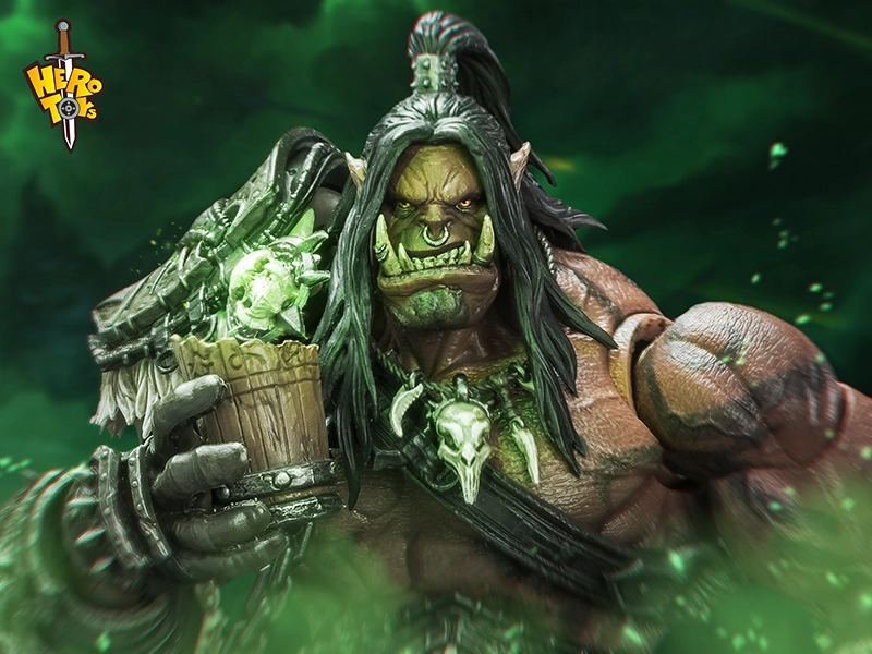 Metytoyz Herotoys Tribal War Song Great Chieftain, Orc Warrior Action ...