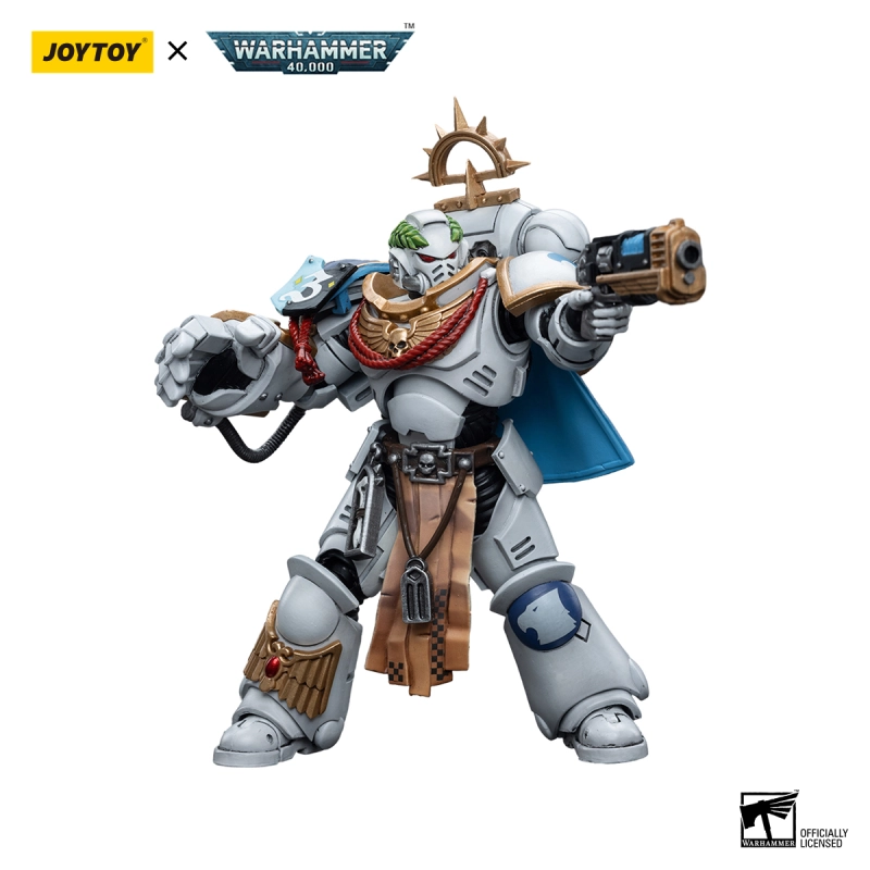 JOYTOY Warhammer 40K Space Marines White Consuls Captain Messinius