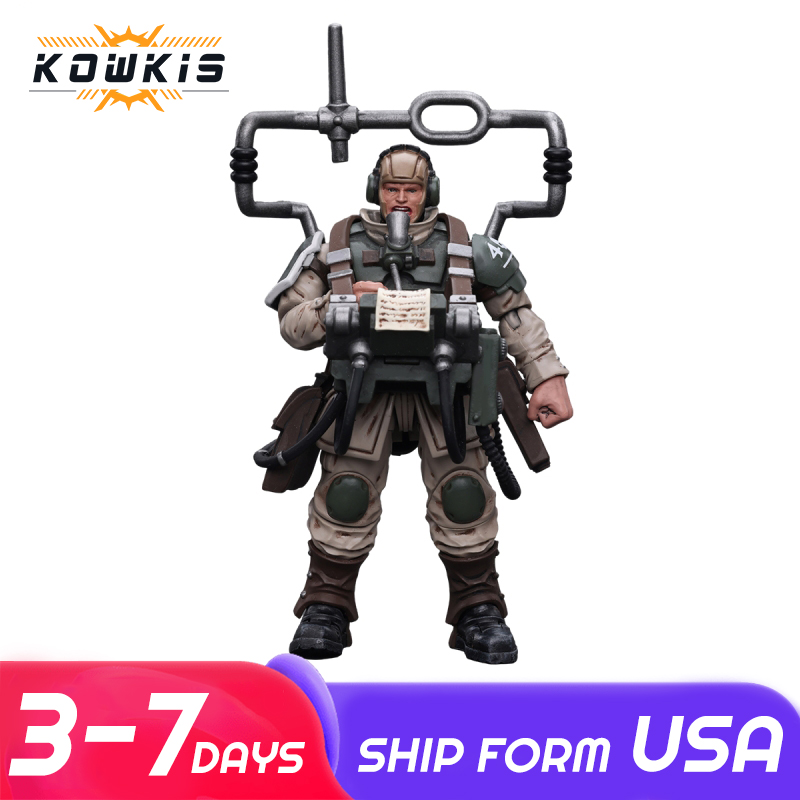 JOYTOY Warhammer 40K Astra Militarum Cadian Command Squad Veteran with ...