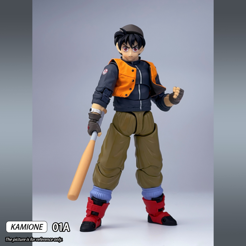 Tonsen Arttoys-Baseball Boy 01A - Kamione + Movable Alloy Bike Accessory Set 01A - Roof