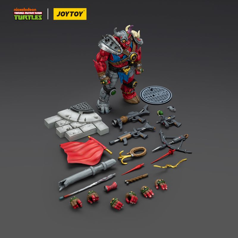 TMNT Groundchuck Action Figure – Ninja Turtles Groundchuck by JOYTOY
