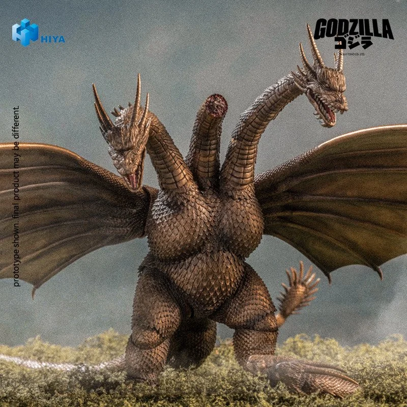 Godzilla King Ghidorah Toy & Battle-Damaged Kaiju Collectible