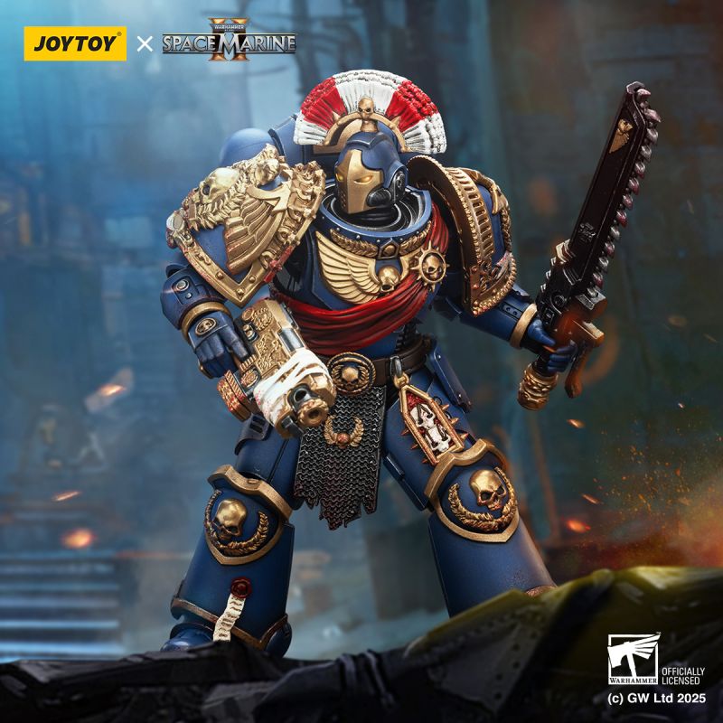 JOYTOY Warhammer 40K Ultramarines Relic Secundus Armour with Artificer ...