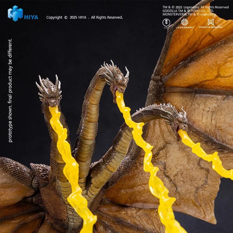 The Ultimate Monster Reborn! HIYA King Ghidorah 2.0 Action Figure: A ...