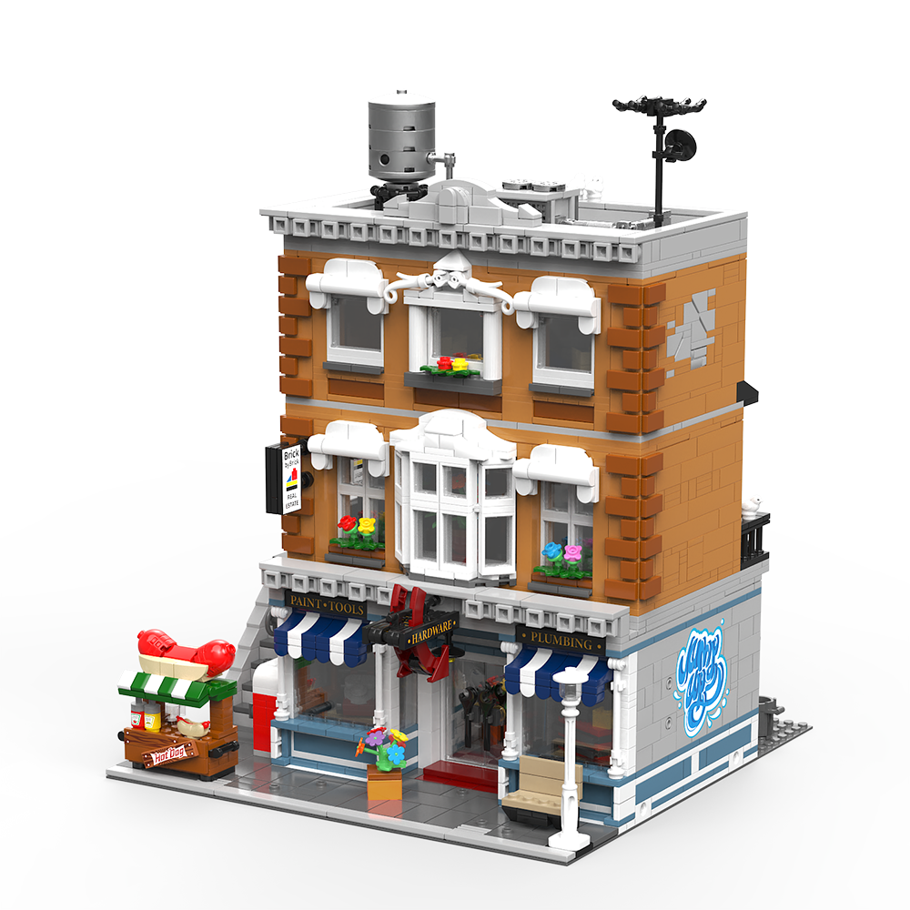 Hardware Store Fixer Upper House: Build Your Own Retro Street ...
