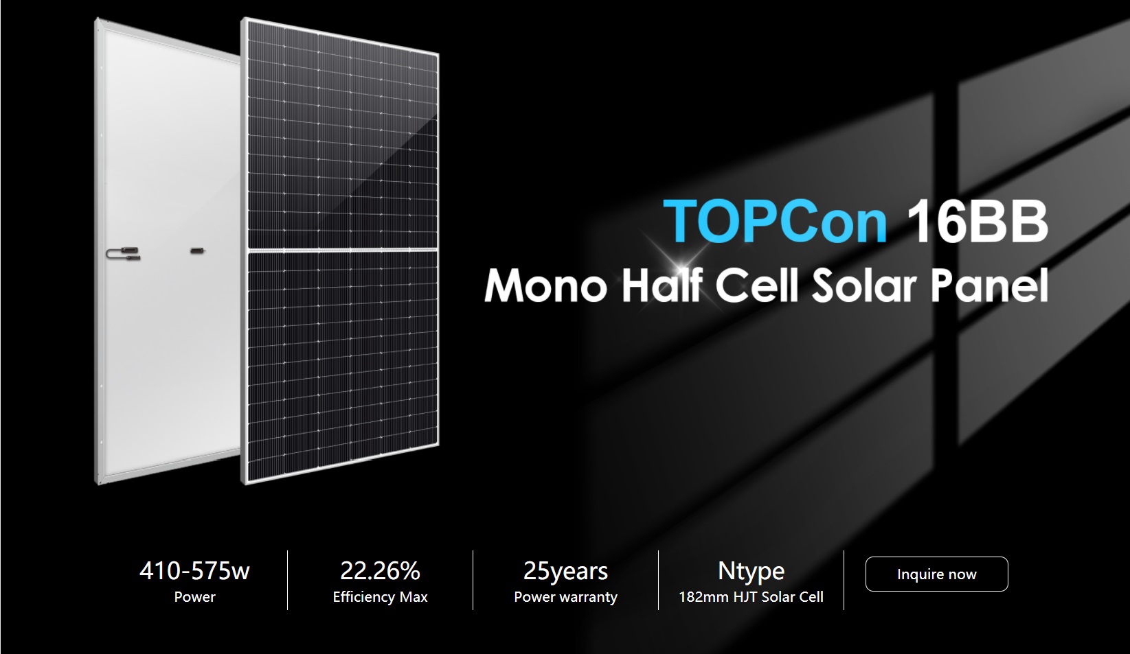 TOPCon High Eff Series Solar Panels