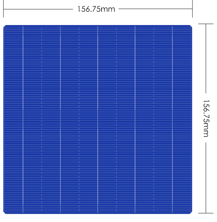 156.75mm Poly Solar Cell
