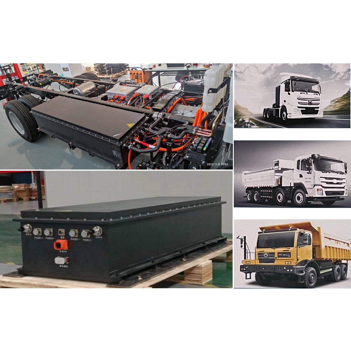 High Voltage Pure Electric Dump Truck Lithium Battery 614.4V 690AH 423 ...