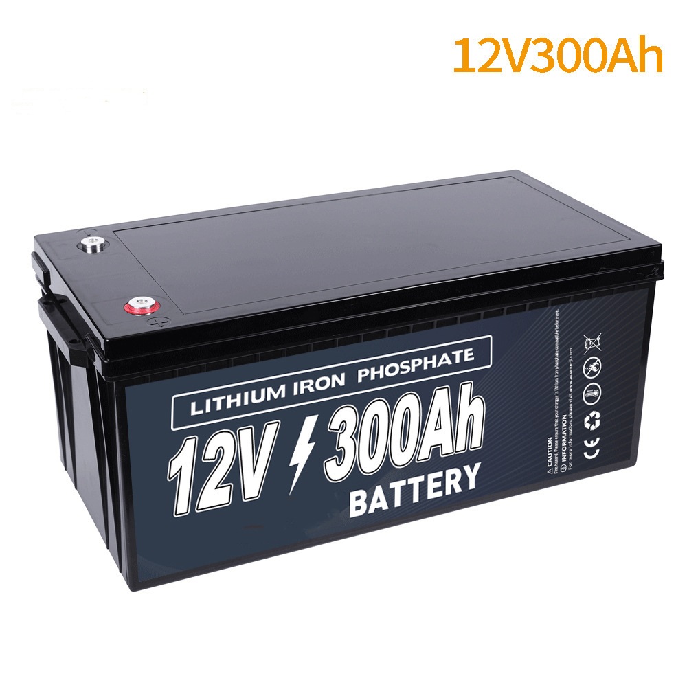RisunPower RP12300LR 12.8V 300Ah 3840Wh LiFePO4 Lithium Battery replace ...
