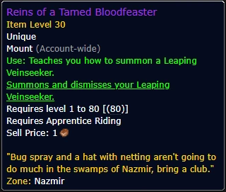 Reins of a Tamed Bloodfeaster