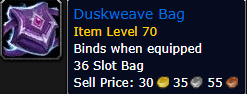 Dawnweave Reagent Bag: A Must-Have for Adventurers in wow game